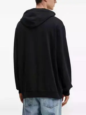 VANS Graphic-print Cotton Hoodie - Black