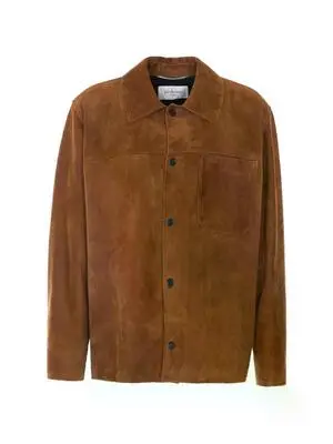 Saint Laurent Button-fastening Shirt Jacket - Brown