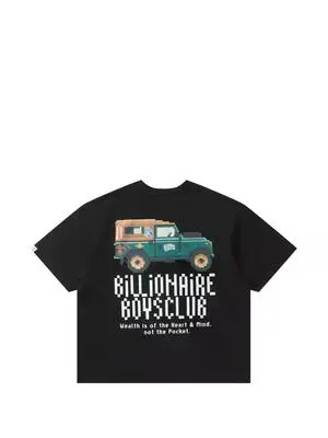 BILLIONAIRE BOYS CLUB Wild Ss Knit Graphic-print T-shirt - Black