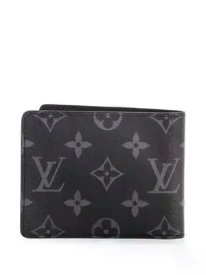 LOUIS VUITTON Slender Wallet Monogram Eclipse Canvas Small Wallets