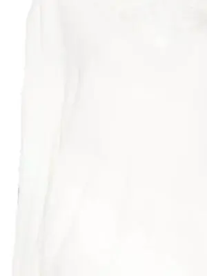 PUSHBUTTON Lace-trim Layered Sweater