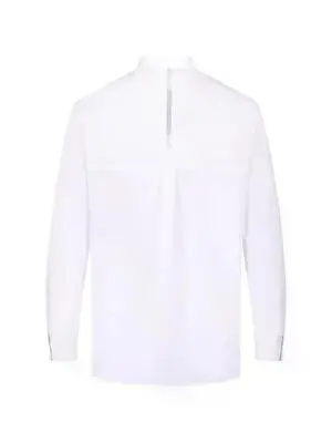 BETTY BARCLAY Embellished Pocket High-low Shirt