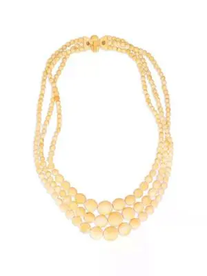Vintage Triple-strand Beaded Necklace