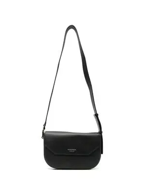 Emporio Armani Leather Crossbody Bag - Black