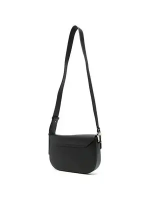Emporio Armani Leather Crossbody Bag - Black