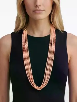 Vintage Beaded Multi-strand Necklace