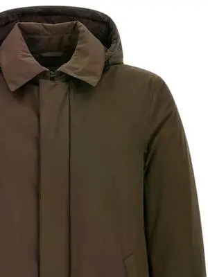 Herno Detachable-hood Matte-finish Parka