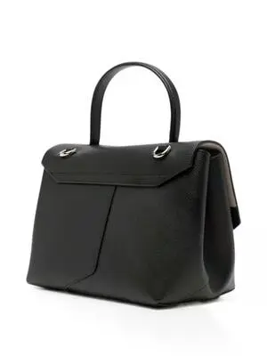 Emporio Armani 1981 Leather Tote Bag - Black