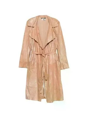 Roberto Cavalli 1970s Belted Coat - Neutrals