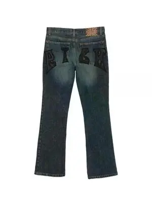 John Richmond 2000s Patch-detail Jeans