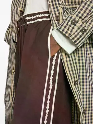 ALEMAIS Lori Side-stripe Drawstring Palazzo Pants