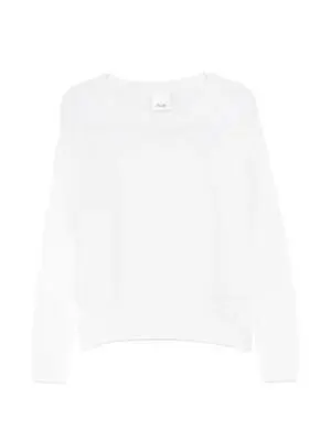 ALLUDE Fine-knit Drop-shoulder Sweater