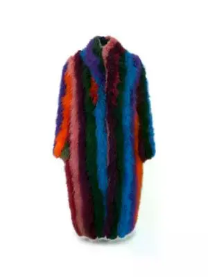 Moschino Striped Coat - Blue