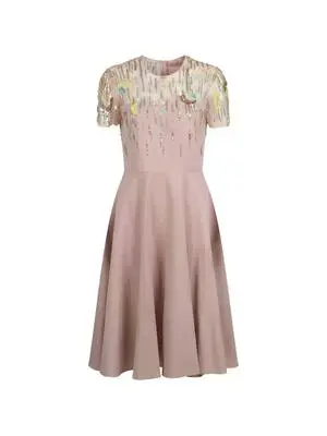 Valentino Garavani Sequin-embellished Midi Dress - Pink