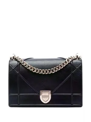 DIOR 2018 Medium Calfskin Diorama Flap Crossbody Bag