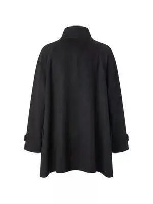 Tagliatore Leila Raglan-sleeve Coat - Black