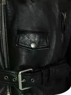 Saint Laurent Belted Biker Jacket