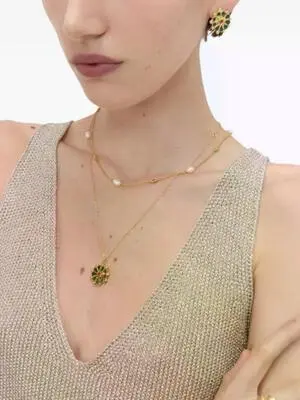 OTTOMAN HANDS Marigold Beaded Necklace - Gold