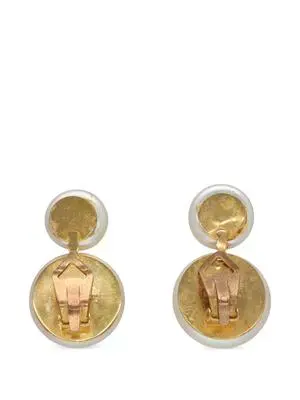 COPPOLA E TOPPO Faux Pearl Clip-on Earrings