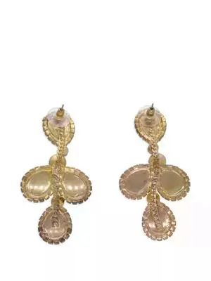 Vintage Crystal-embellished Drop Earrings