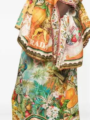 Camilla Graphic-print Palazzo Pants