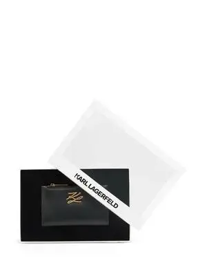 Karl Lagerfeld K/autograph Medium Bifold Wallet - Black