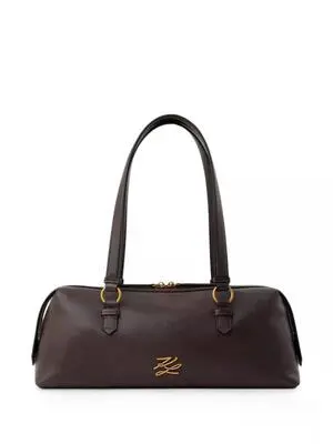 Karl Lagerfeld Medium K/autograph Bowling Bag - Brown