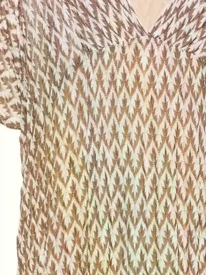 Missoni Zigzag Beach Dress - Brown