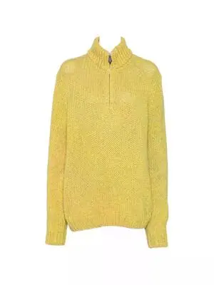 Hermès Quarter-zip Sweater - Yellow