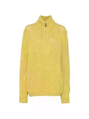 Hermès Quarter-zip Sweater - Yellow