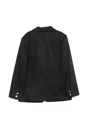 Fendi 1980s Embroidered-logo Blazer