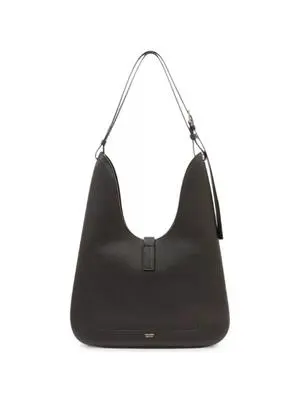 TOM FORD Leather Medium Hobo - Black