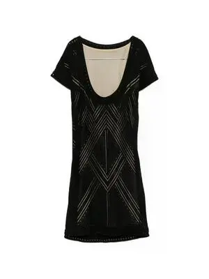 Celine 2000s Scoop-back Mini Dress