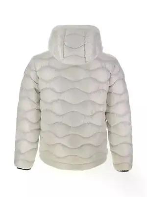 BLAUER. Wave-quilted Down Jacket - White