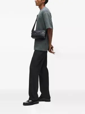 Karl Lagerfeld Monogram Perforated Crossbody Bag