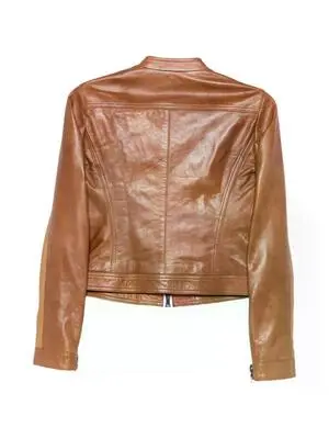 Prada 2010s Panelled Leather Jacket