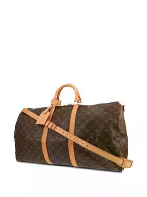 LOUIS VUITTON 2002 55 Keepall Monogram Holdall - Brown