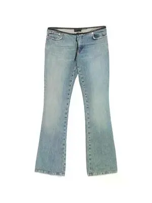 John Richmond 2000s Logo-embellished Jeans - Blue