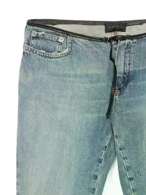 John Richmond 2000s Logo Embellished Jeans
