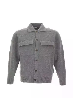 Eleventy Knit Flap-pocket Shirt