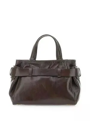 GIANNI CHIARINI Small Miranda Knotted Leather Tote Bag