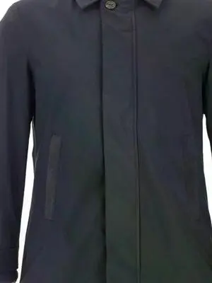 Paul & Shark Typhoon Platinum Suede-trim Jacket