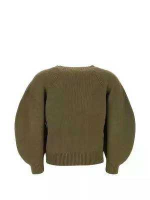 KAOS Ribbed Balloon-sleeve Sweater