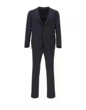 Tagliatore Single-breasted Slim-fit Suit - Blue