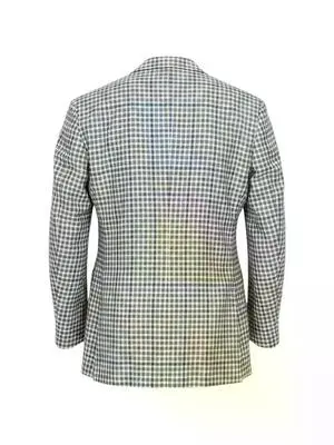 Isaia Check-pattern Blazer - Neutrals