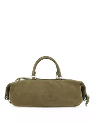 MARGESHERWOOD Dumpling Ew Suede Tote Bag - Green