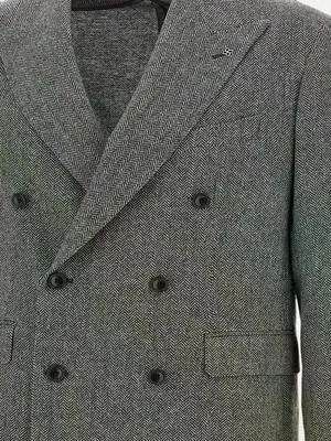 Tagliatore Herringbone Double-breasted Blazer