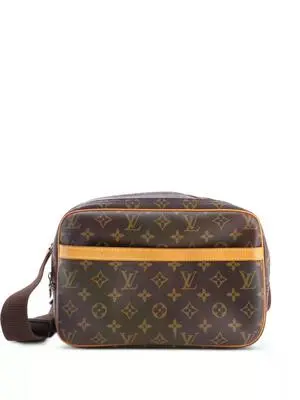 LOUIS VUITTON Monogram Canvas Pm Reporter Crossbody Bag - Brown