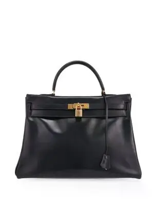 Hermès 1991 35 Kelly Handbag - Blue