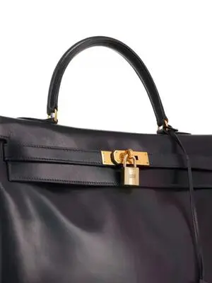 Hermès 1991 35 Kelly Handbag - Blue